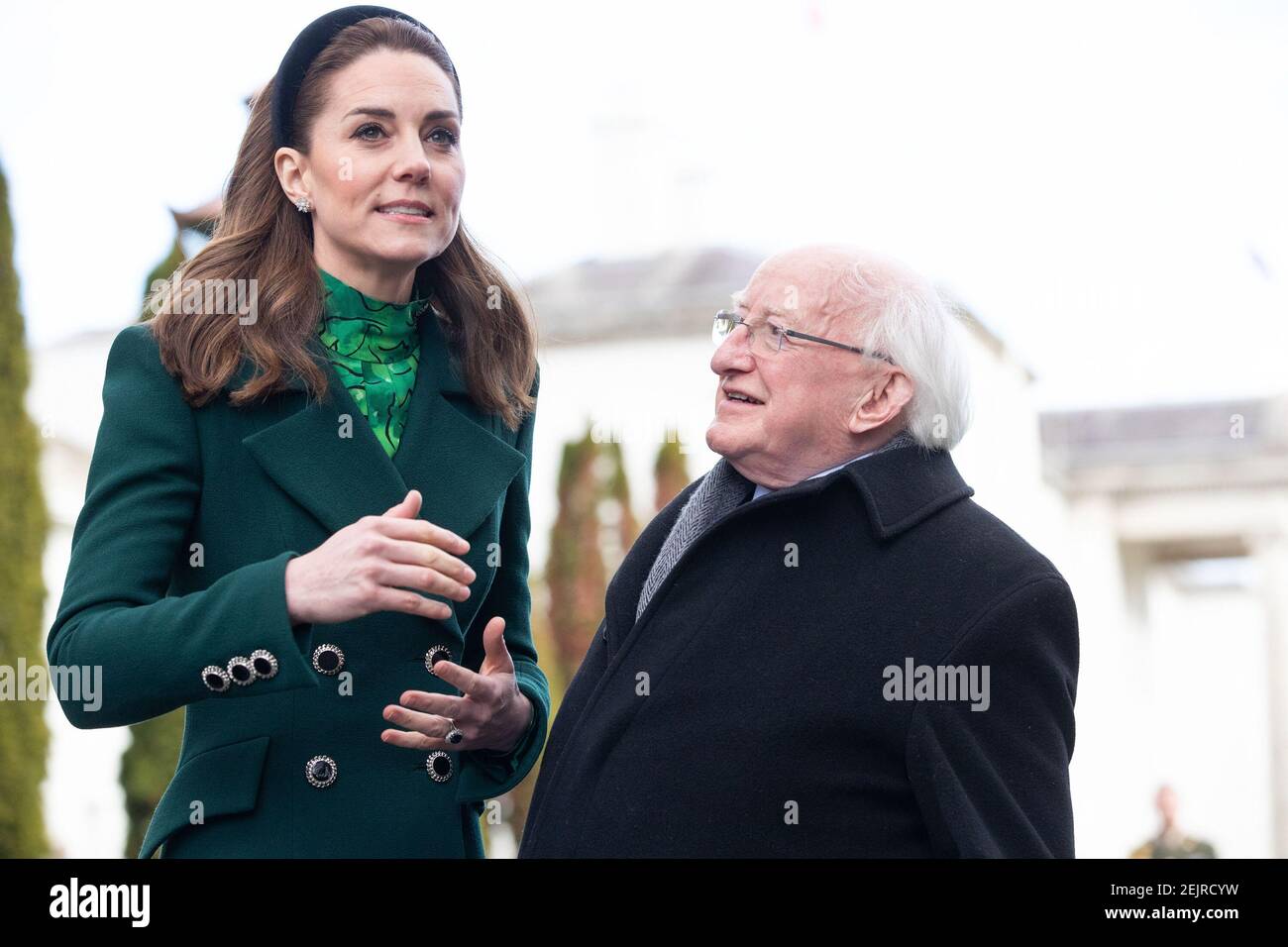 Prince William and Catherine, Duke and Duchess of Cambridge during a ...