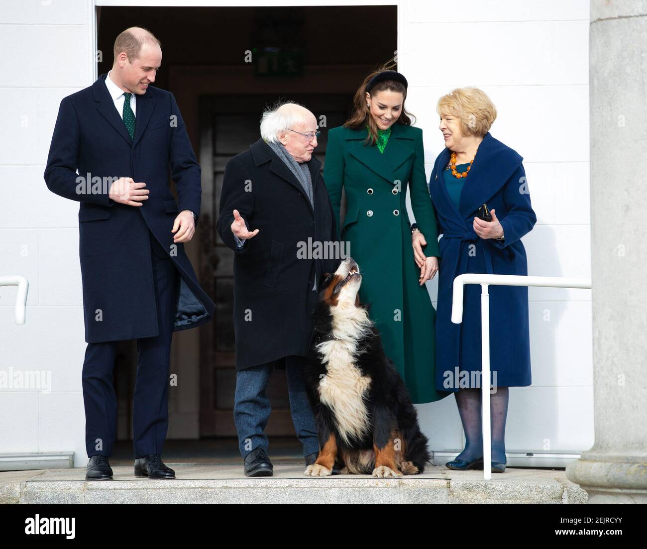 Prince William and Catherine, Duke and Duchess of Cambridge during a ...