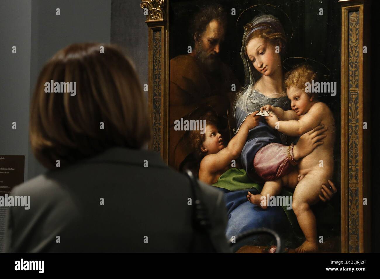 Madonna of the Rose. Madonna della Rosa Rome March 4th 2020. Quirinal ...