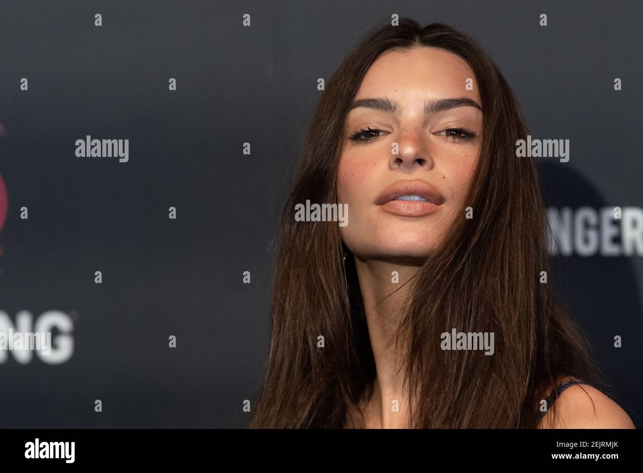 Emily Ratajkowski attends the STRONG by Zumba event at Terminal 5 ...