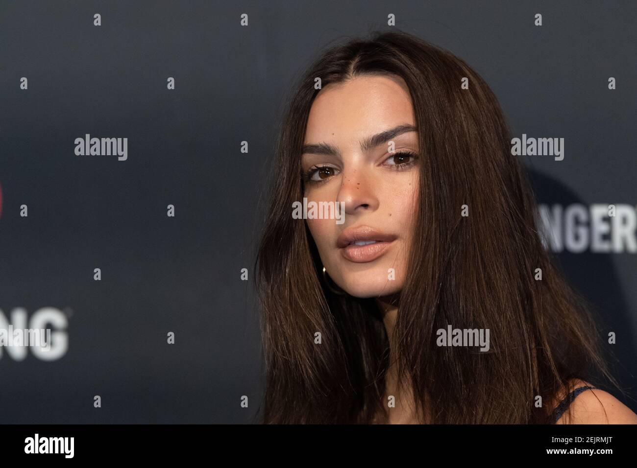 Emily Ratajkowski attends the STRONG by Zumba event at Terminal 5 ...