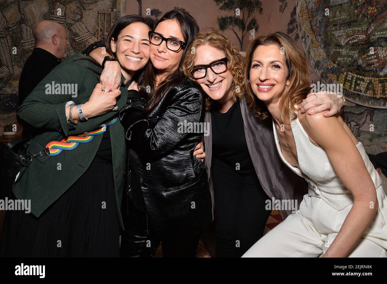 NEW YORK - MARCH 4: (L-R) Abi Ross, Pamela Adlon, Judy Gold and Alysia ...