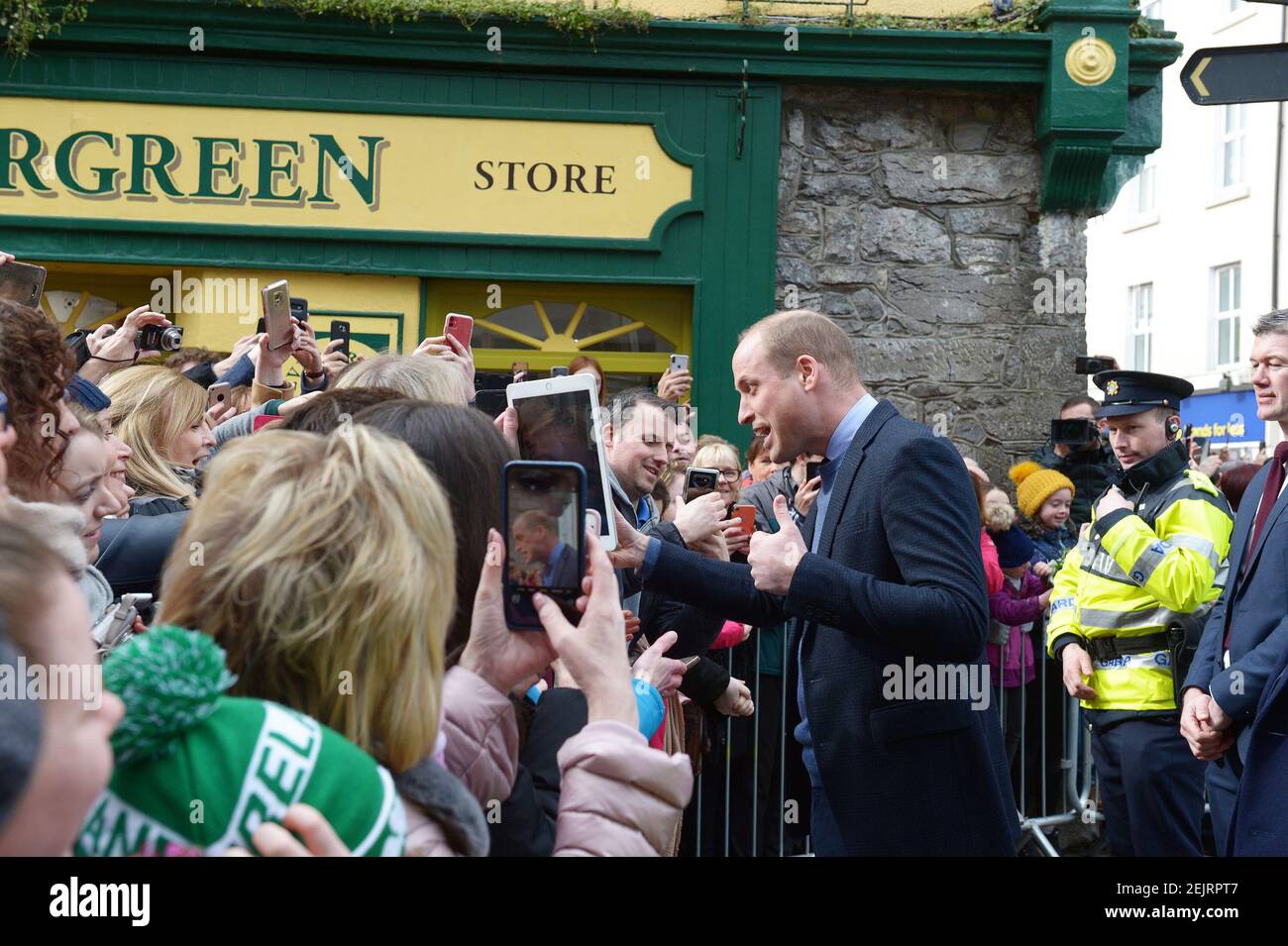 Prince William, Duke of Cambridge visit Tig Coili in Galway, on the ...