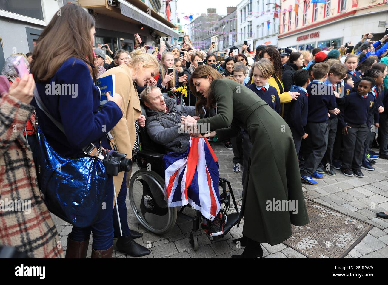 Catherine Duchess of Cambridge visit Tig Coili in Galway, on the last ...