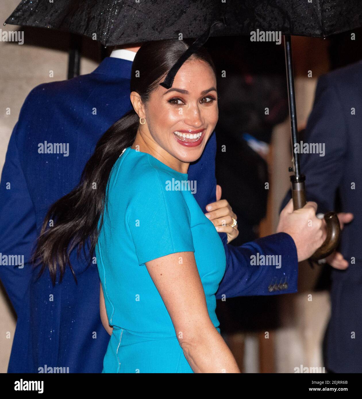 Prince Harry and Meghan, Duke and Duchess of Sussex attend the ...