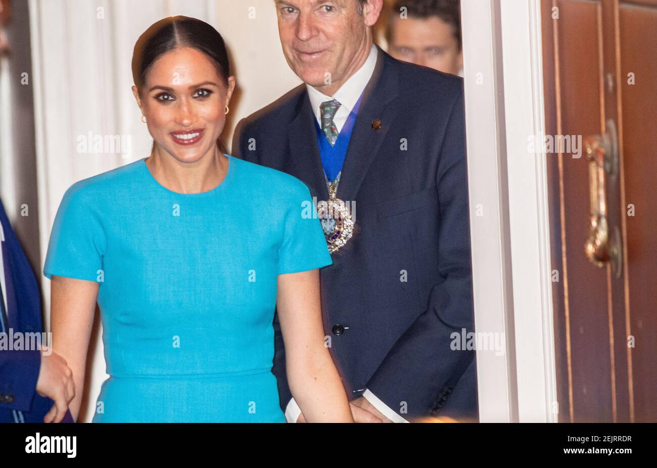 Prince Harry and Meghan, Duke and Duchess of Sussex attend the ...