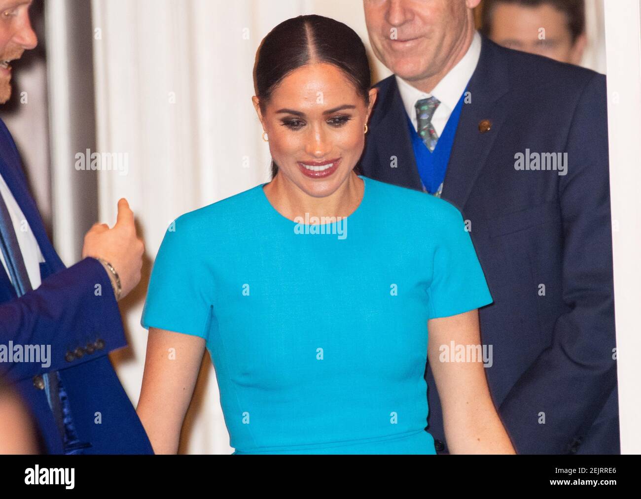 Prince Harry and Meghan, Duke and Duchess of Sussex attend the ...