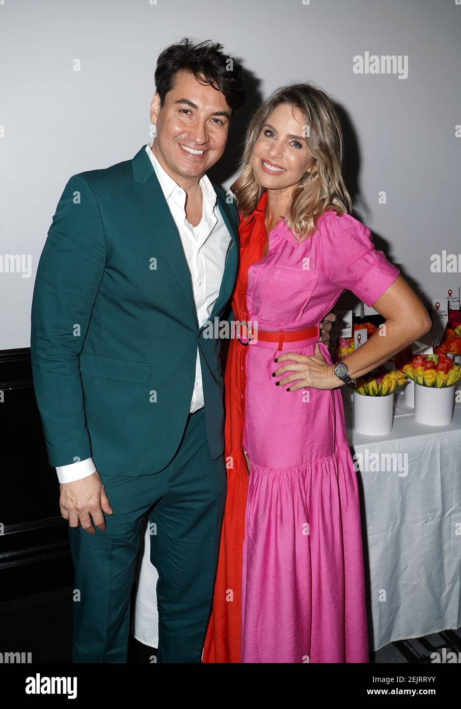 MIAMI, FL - MARCH 5: Luis Alfonso Borrego and Maria Alejandra Requena ...