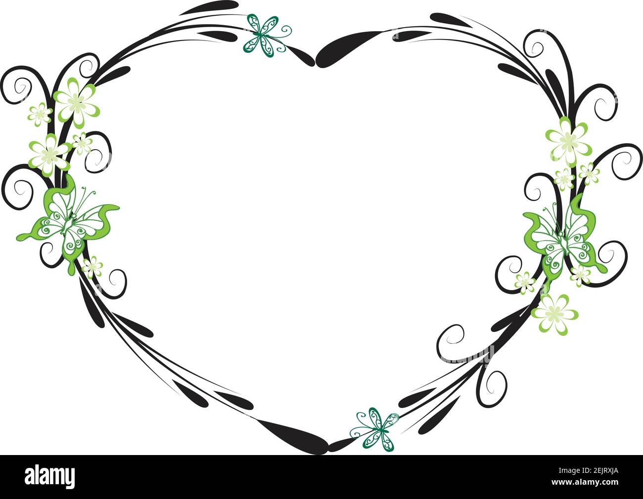 Hearts And Flowers Border