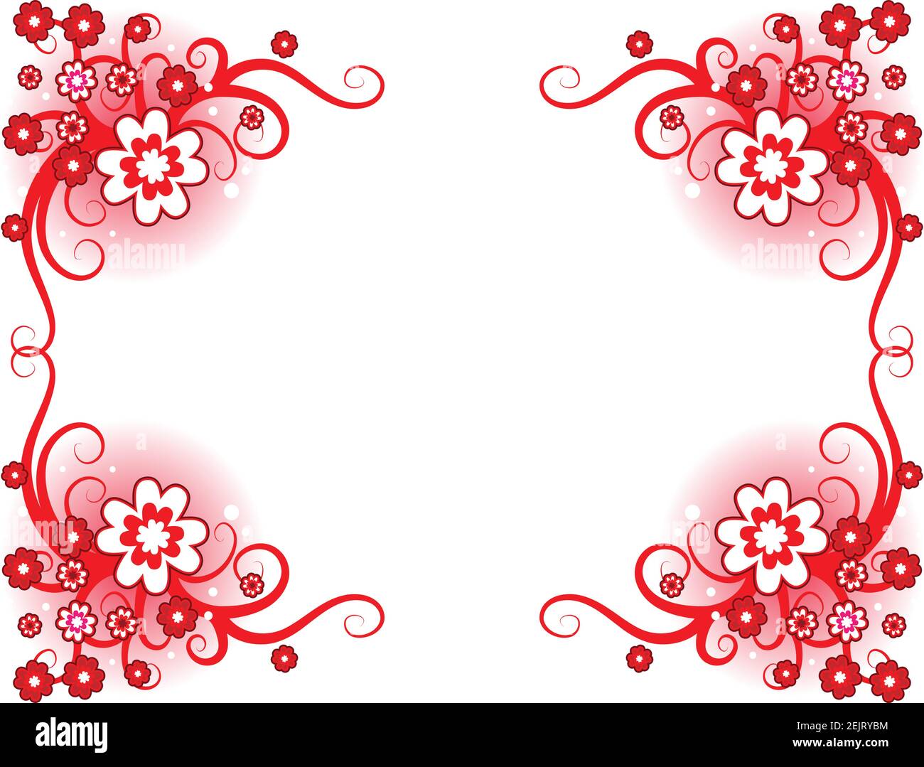 vector flowers background design Stock Vector Image & Art - Alamy