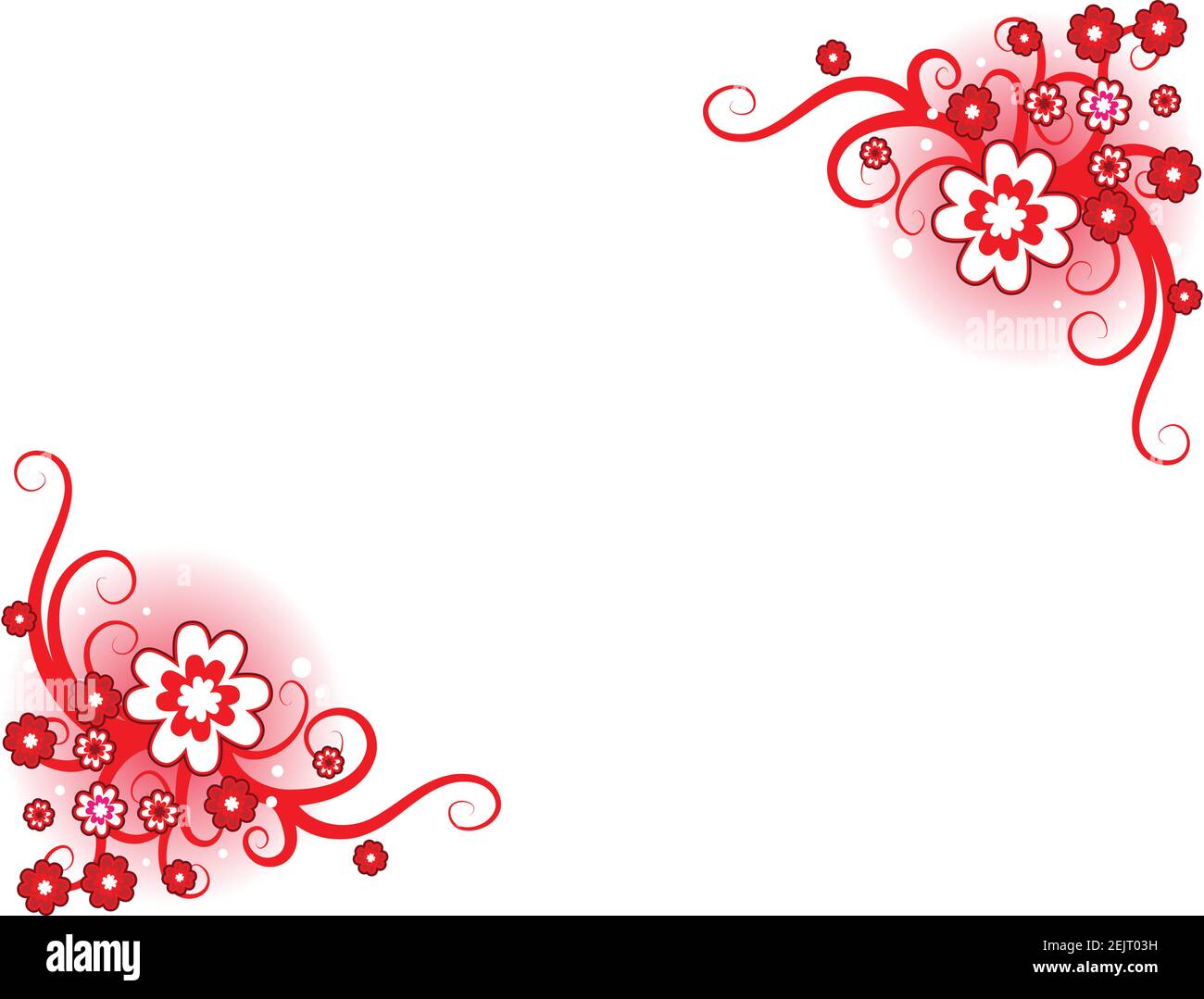 vector flowers background design Stock Vector Image & Art - Alamy