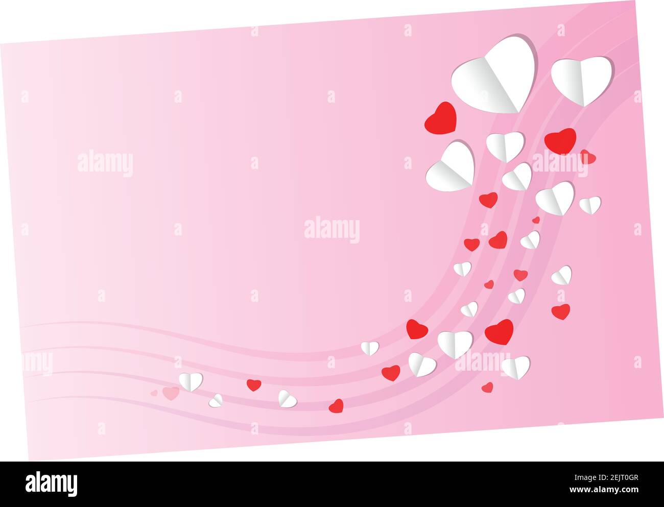 vector paper hearts background design Stock Vector Image & Art - Alamy