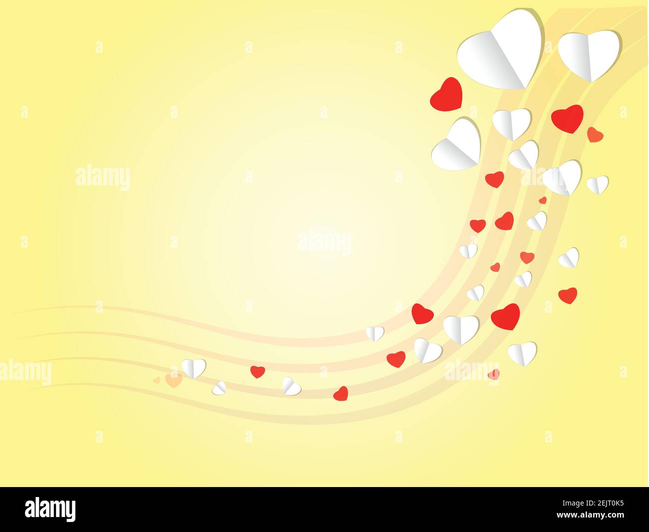 vector paper hearts background design Stock Vector Image & Art - Alamy