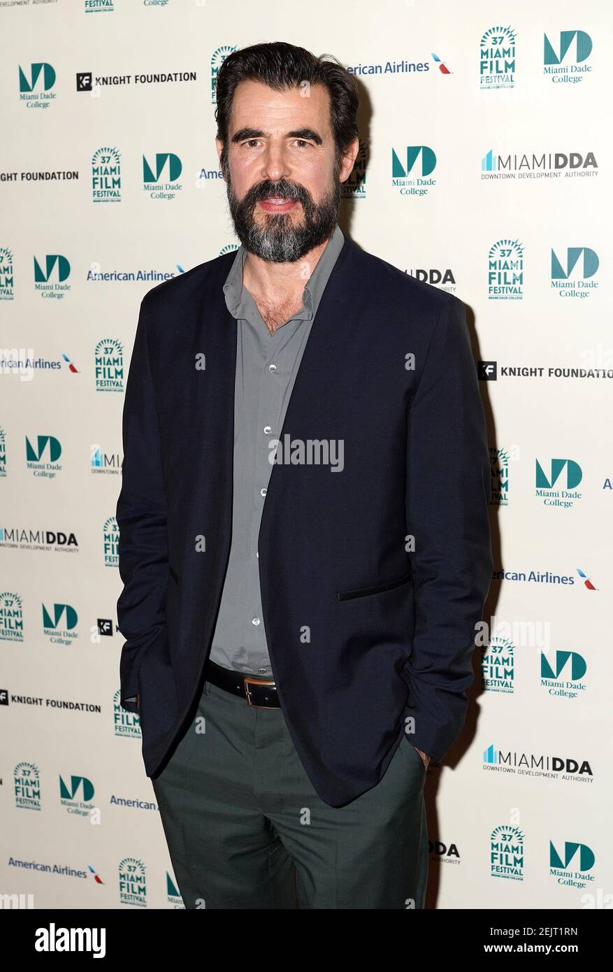 MIAMI, FL - MARCH 6: Actor Claes Bang is seen during opening night Film ...