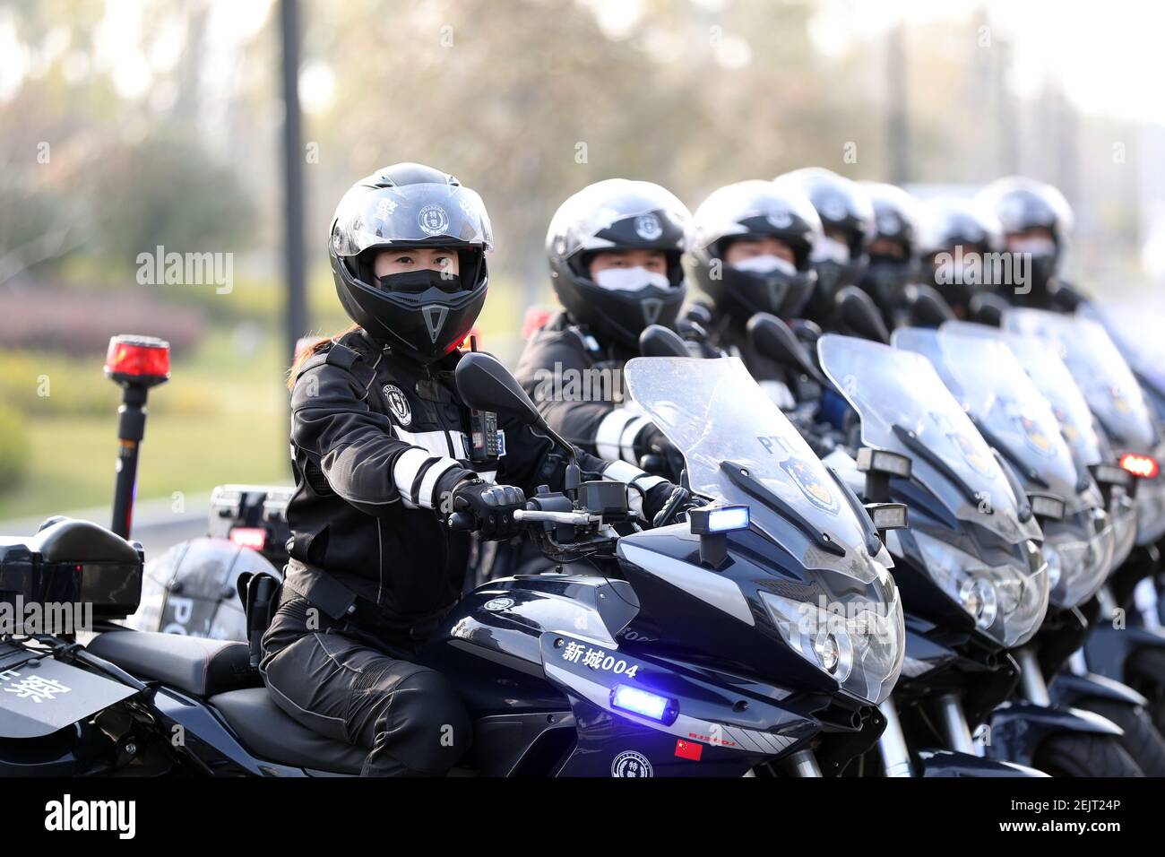 ZHOUSHAN, CHINA - MARCH 7, 2020 - Le Zichen, a female member of the ...