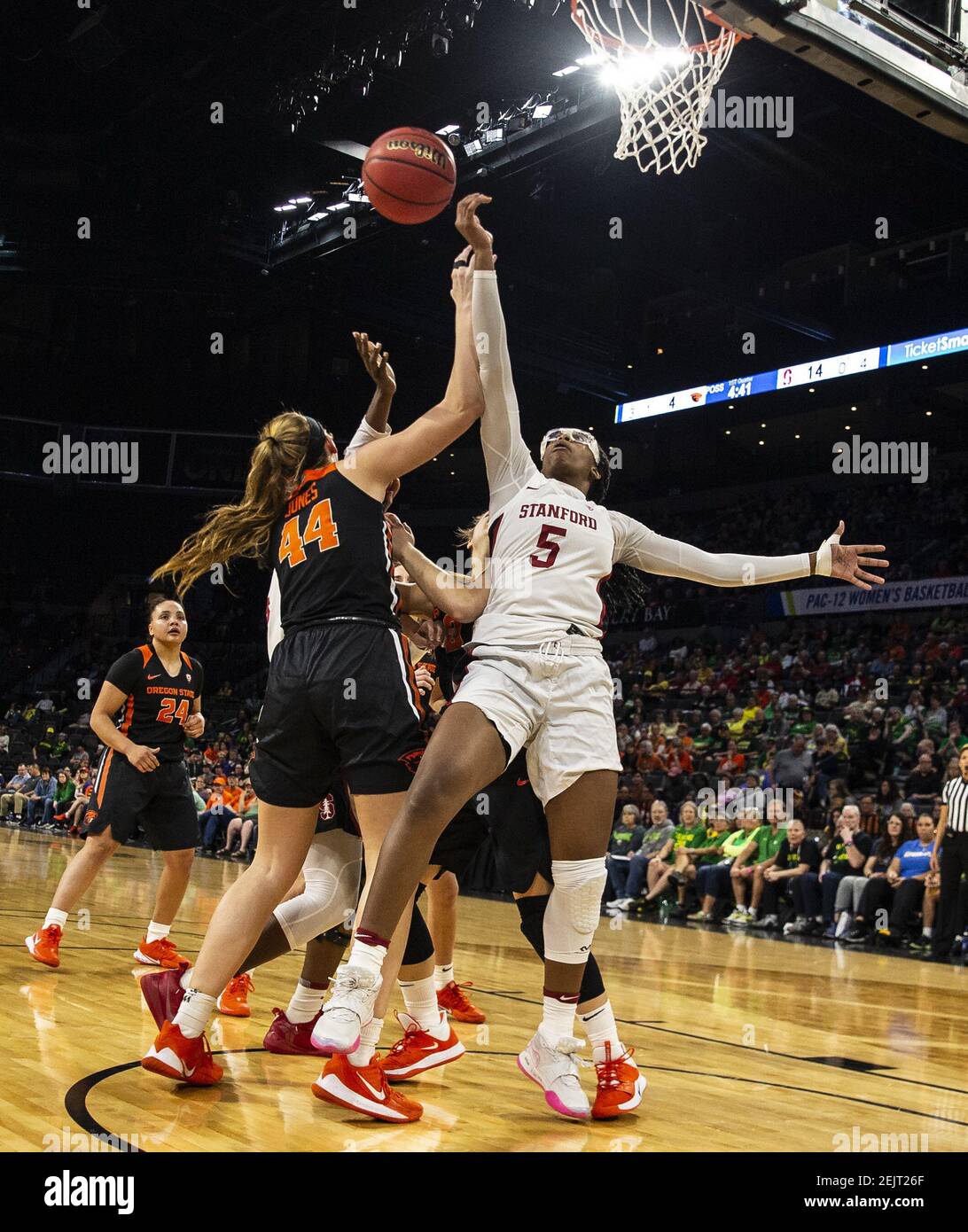 Mar 06 2020 Las Vegas, NV, U.S.A. Stanford Cardinal forward Francesca ...