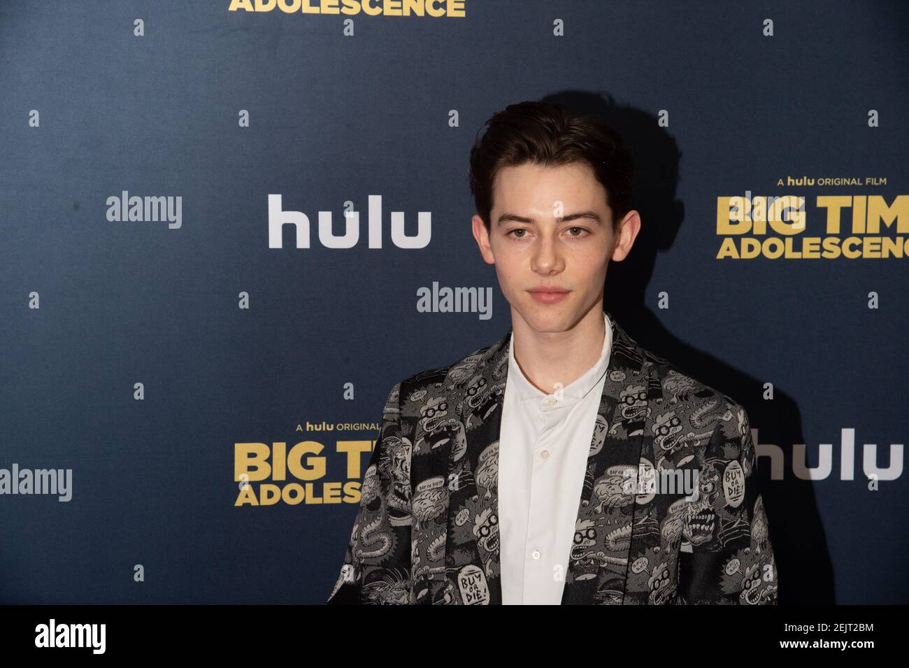 Griffin Gluck attends the premiere of "Big Time Adolescence" at ...