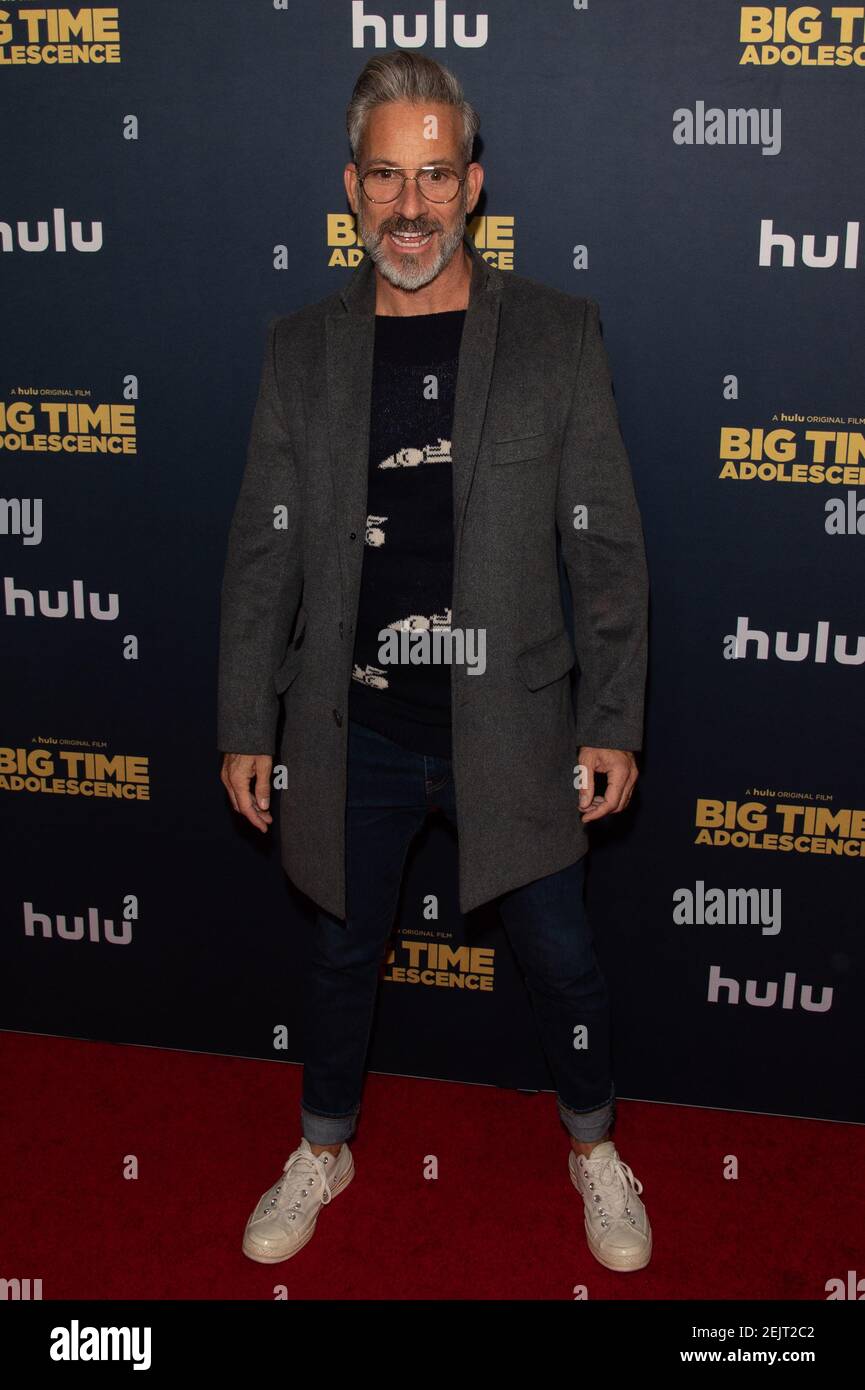 Garrett Swann attends the premiere of "Big Time Adolescence" at ...