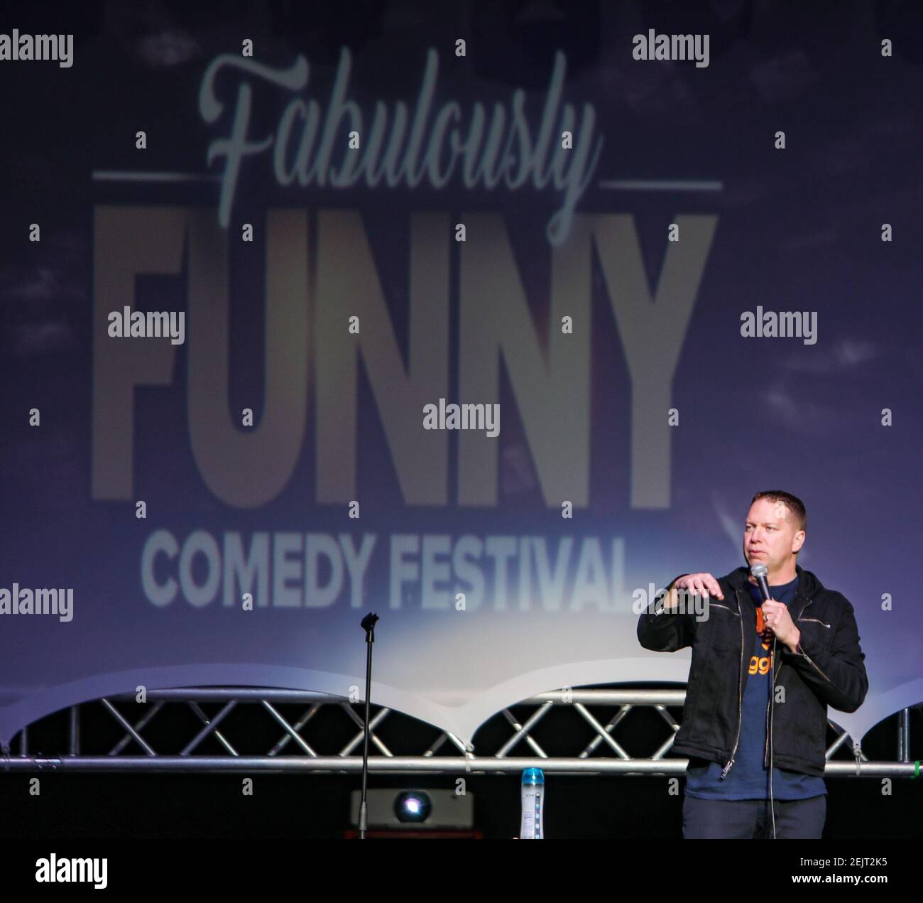 Comedian Gary Owen performs at The Fabulously Funny Comedy Festival at ...