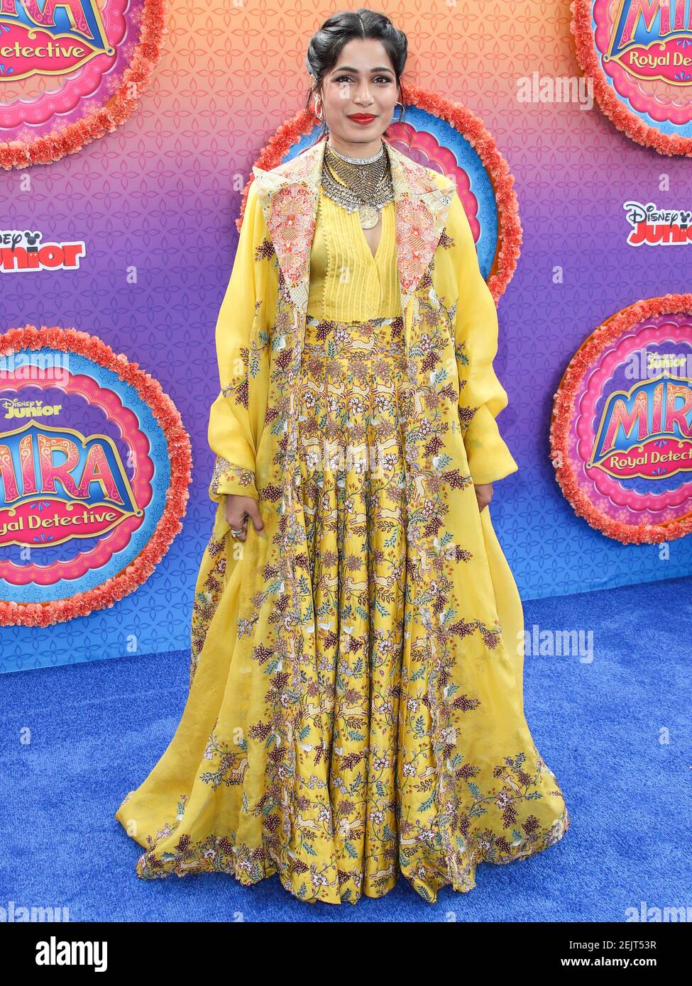 BURBANK, LOS ANGELES, CALIFORNIA, USA - MARCH 07: Actress Freida Pinto ...