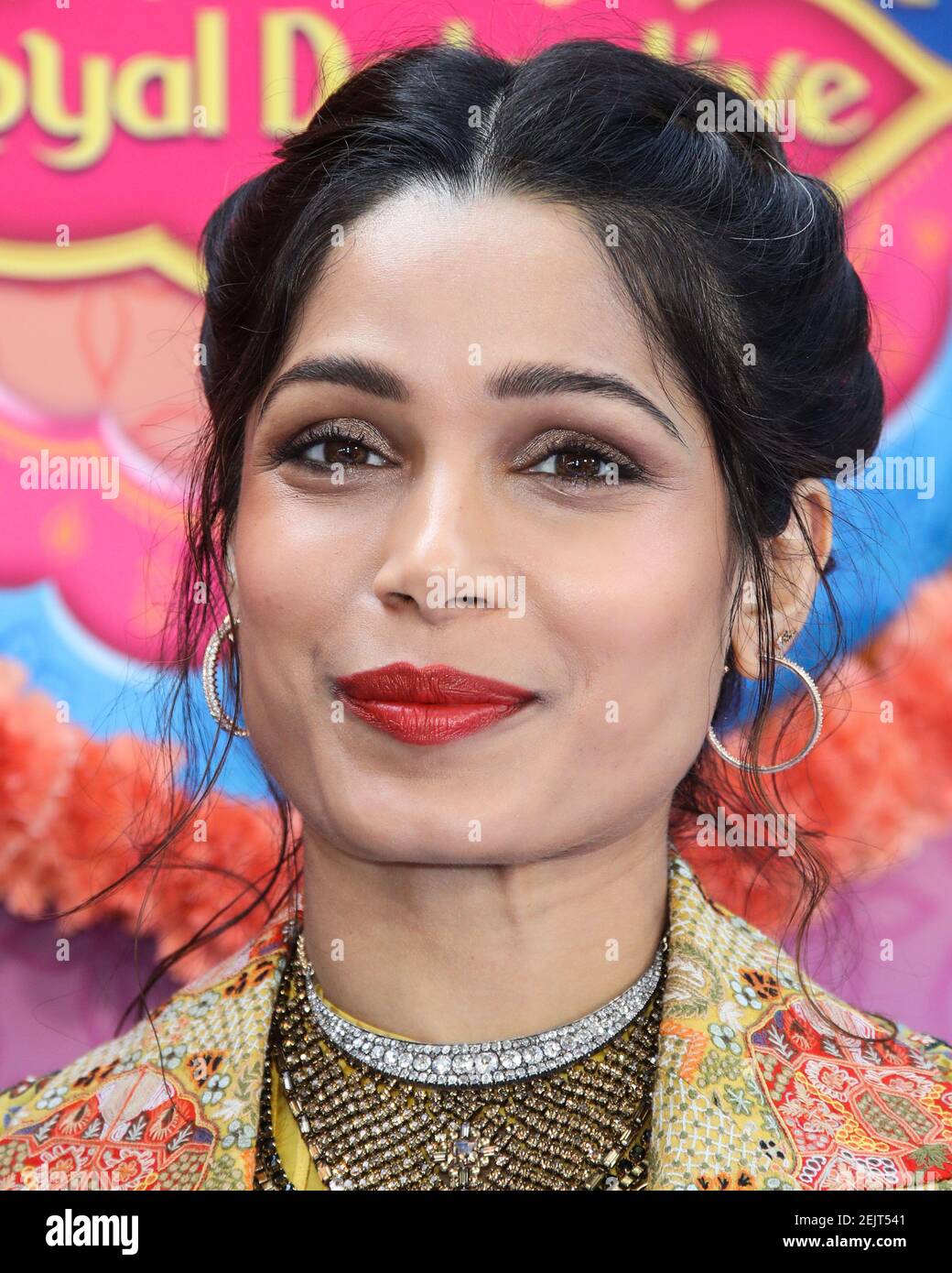 BURBANK, LOS ANGELES, CALIFORNIA, USA - MARCH 07: Actress Freida Pinto ...