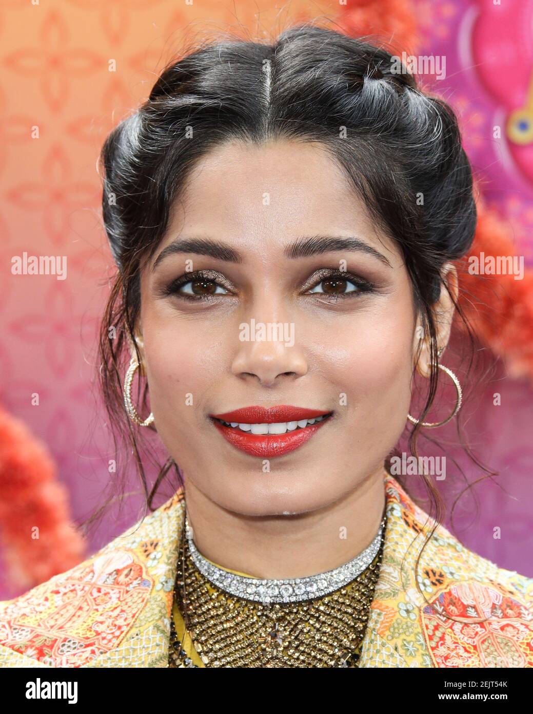BURBANK, LOS ANGELES, CALIFORNIA, USA - MARCH 07: Actress Freida Pinto ...