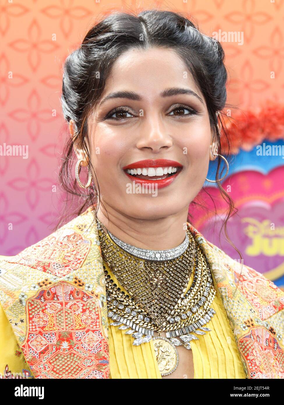 BURBANK, LOS ANGELES, CALIFORNIA, USA - MARCH 07: Actress Freida Pinto ...