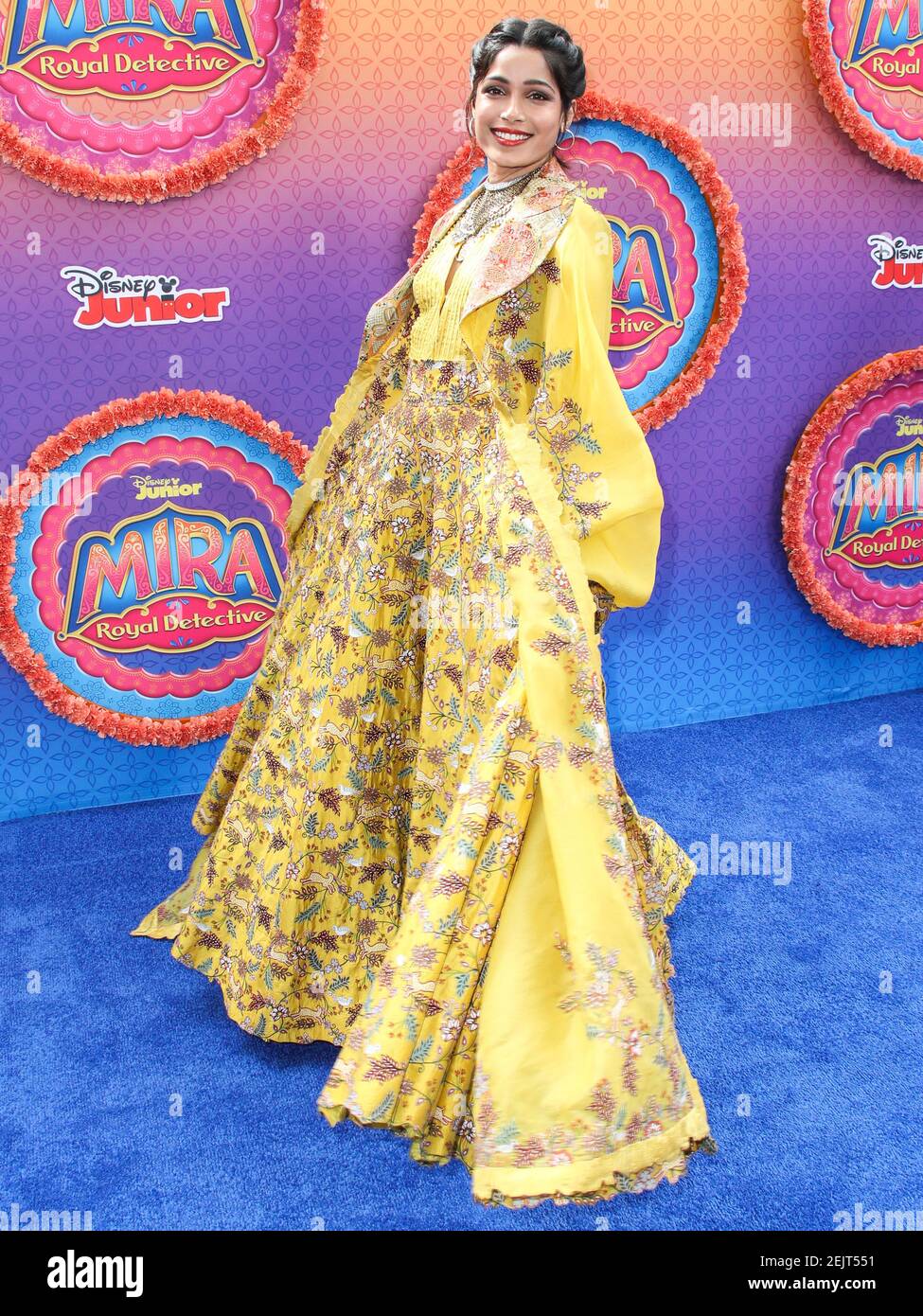 BURBANK, LOS ANGELES, CALIFORNIA, USA - MARCH 07: Actress Freida Pinto ...