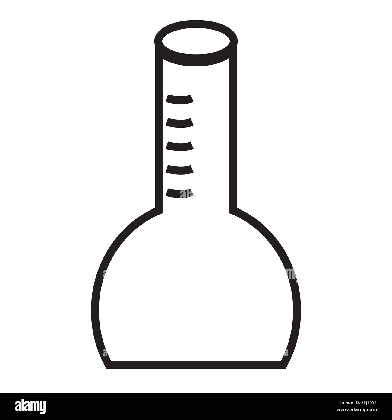Science test tube vector icon. Symbols on white background Stock Photo ...