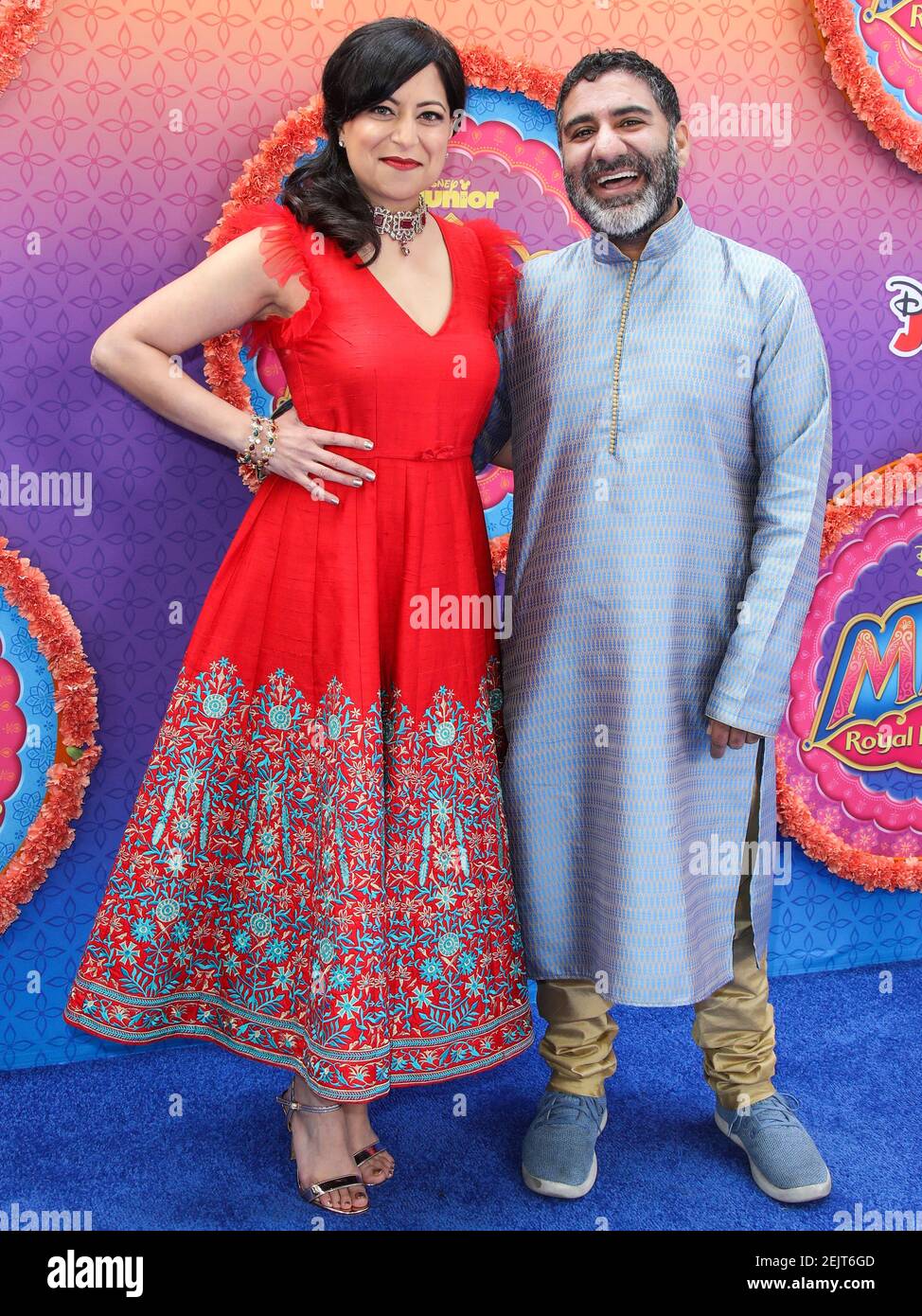 BURBANK, LOS ANGELES, CALIFORNIA, USA - MARCH 07: Sonal Shah and ...