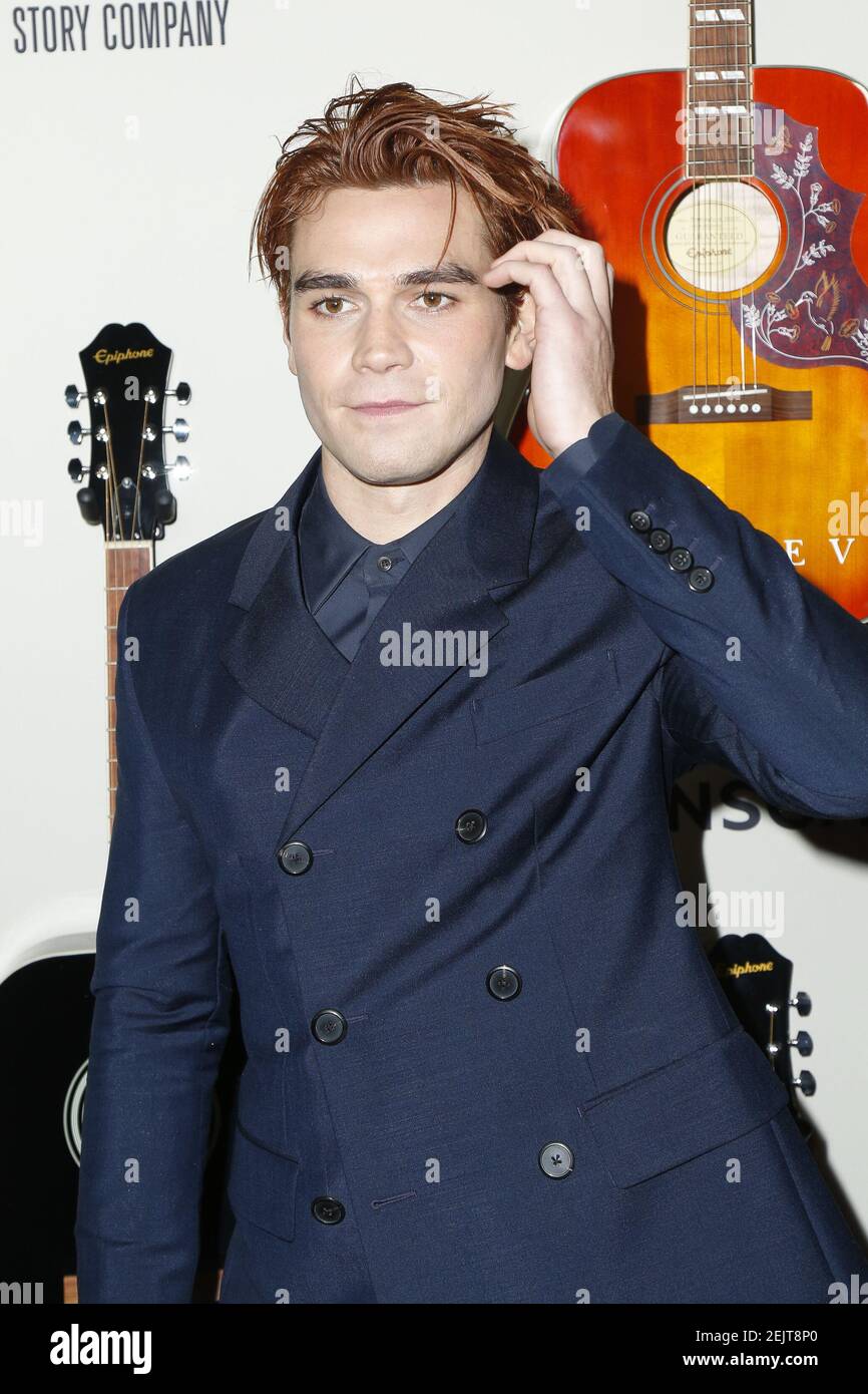 KJ Apa walking the red carpet at the Premiere Of Lionsgate's "I Still ...