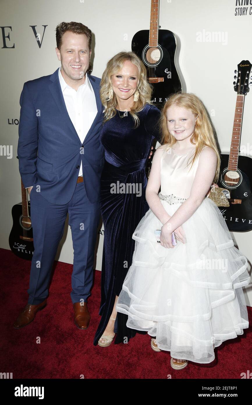 Jon Erwin and Beth Erwin walking the red carpet at the Premiere Of ...