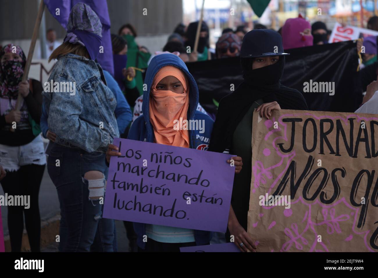 Feminist march was held as a celebration for International Women's Day ...
