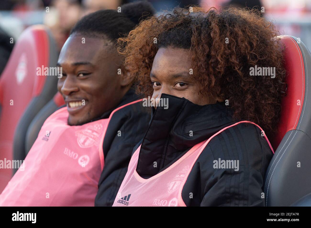 Jayden Nelson (R) during the 2020 Major League Soccer season (MLS ...
