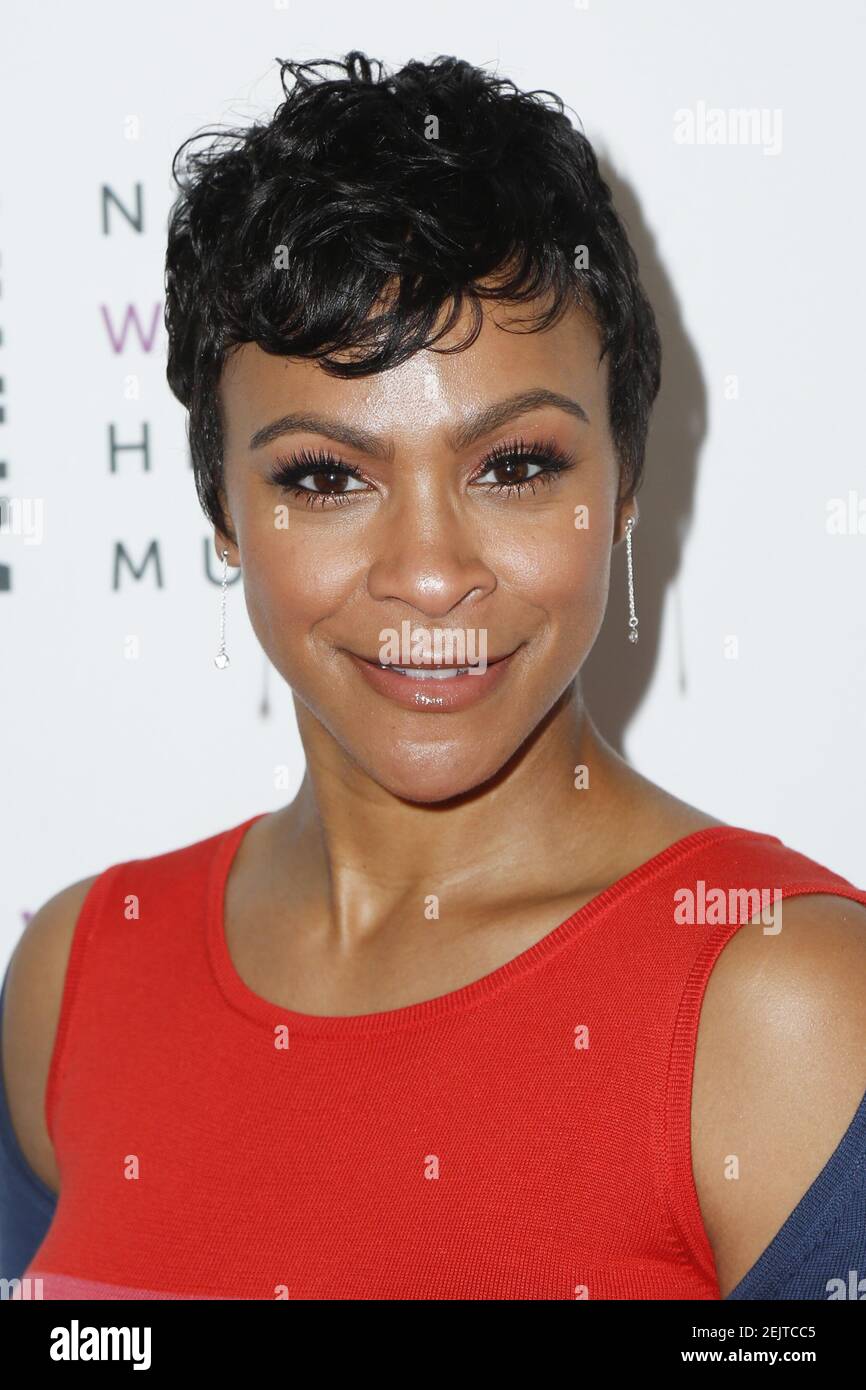 Carly Hughes walking the red carpet at The National Women's History ...