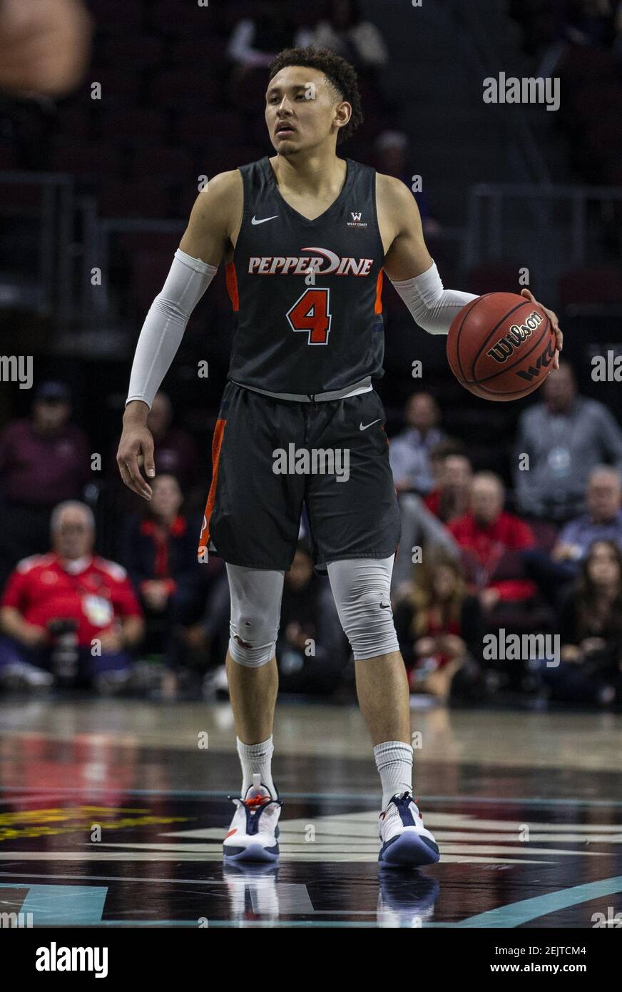 Mar 07 2020 Las Vegas, NV, U.S.A. Pepperdine Waves guard Colbey Ross (4 ...
