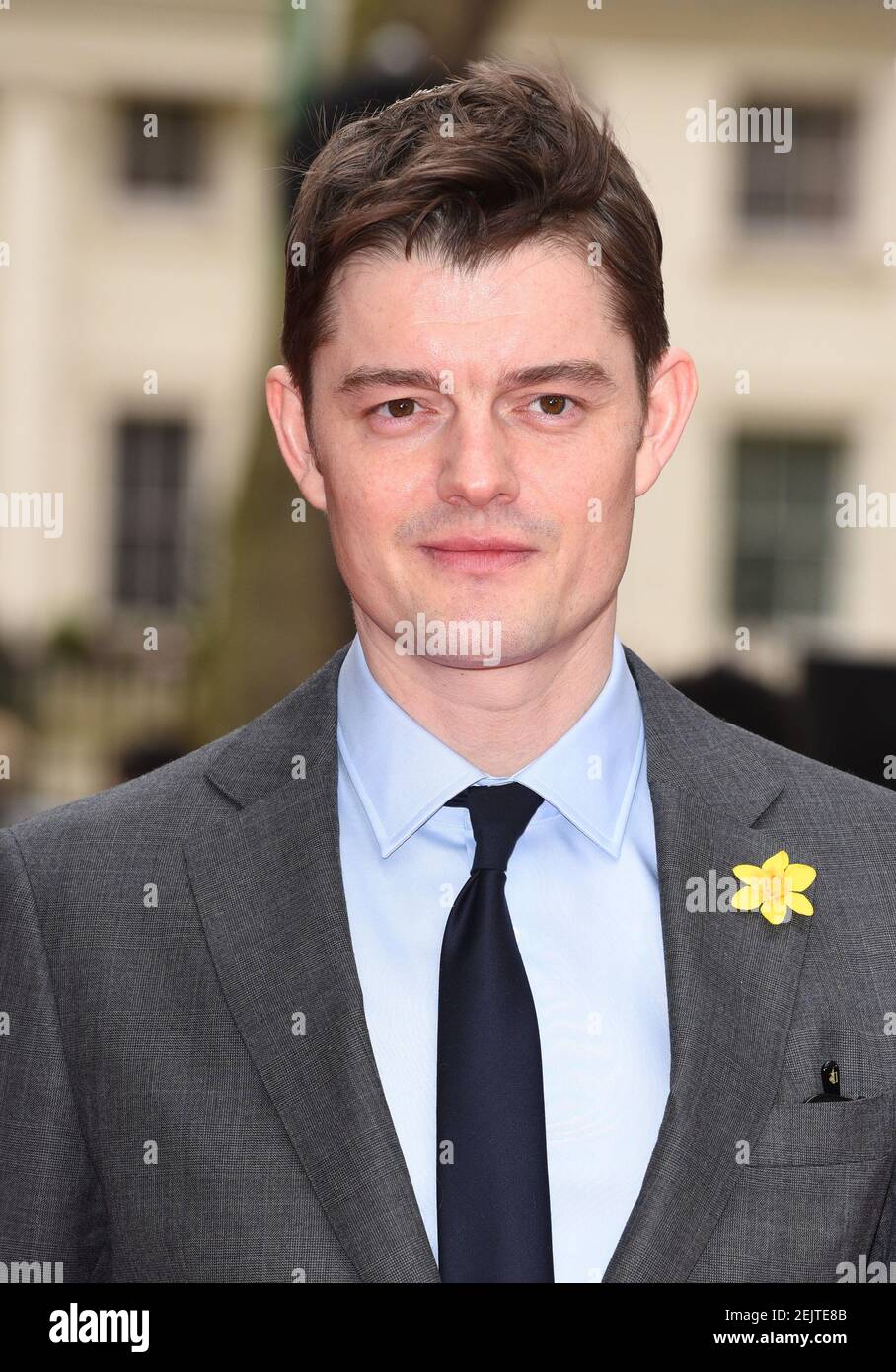 Sam Riley attends the Premiere of Radioactive held at the Curzon ...
