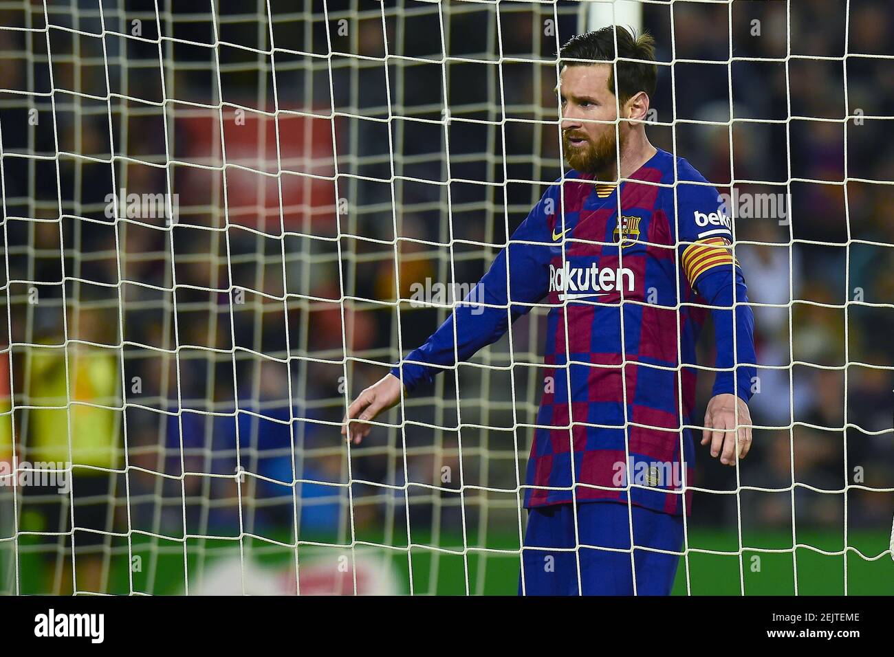 Lionel Messi of FC Barcelona during the La Liga match, date 27, between ...