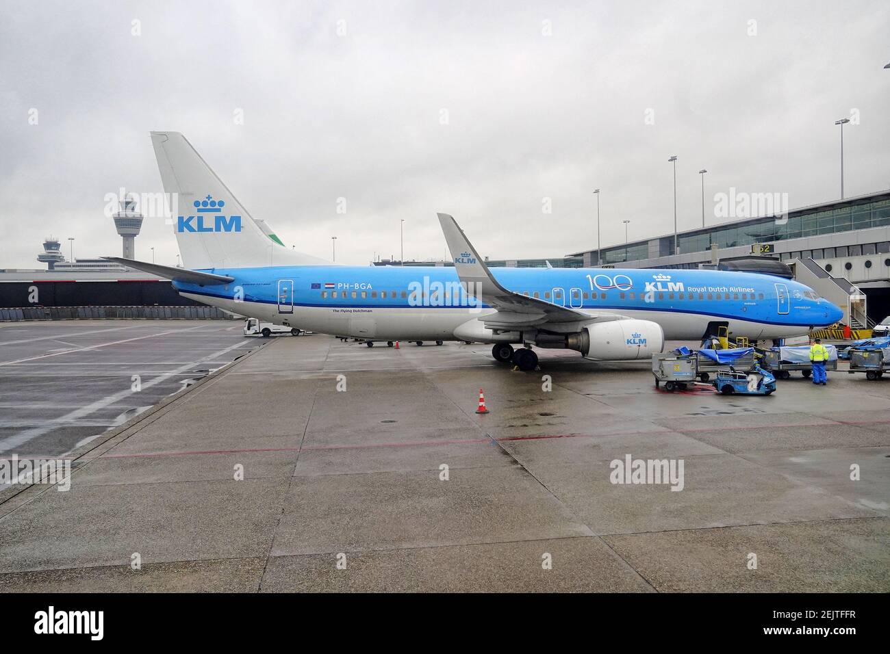 AMSTERDAM, 08-03-2020 Amsterdam Schiphol Airport . ATC Amsterdam ...