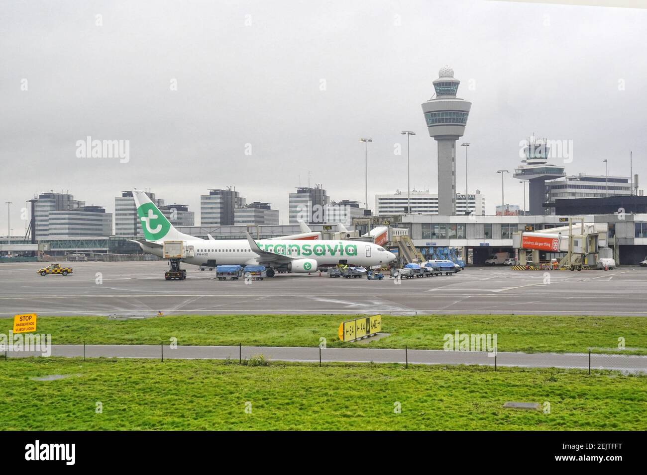 AMSTERDAM, 08-03-2020 Amsterdam Schiphol Airport . ATC Amsterdam ...