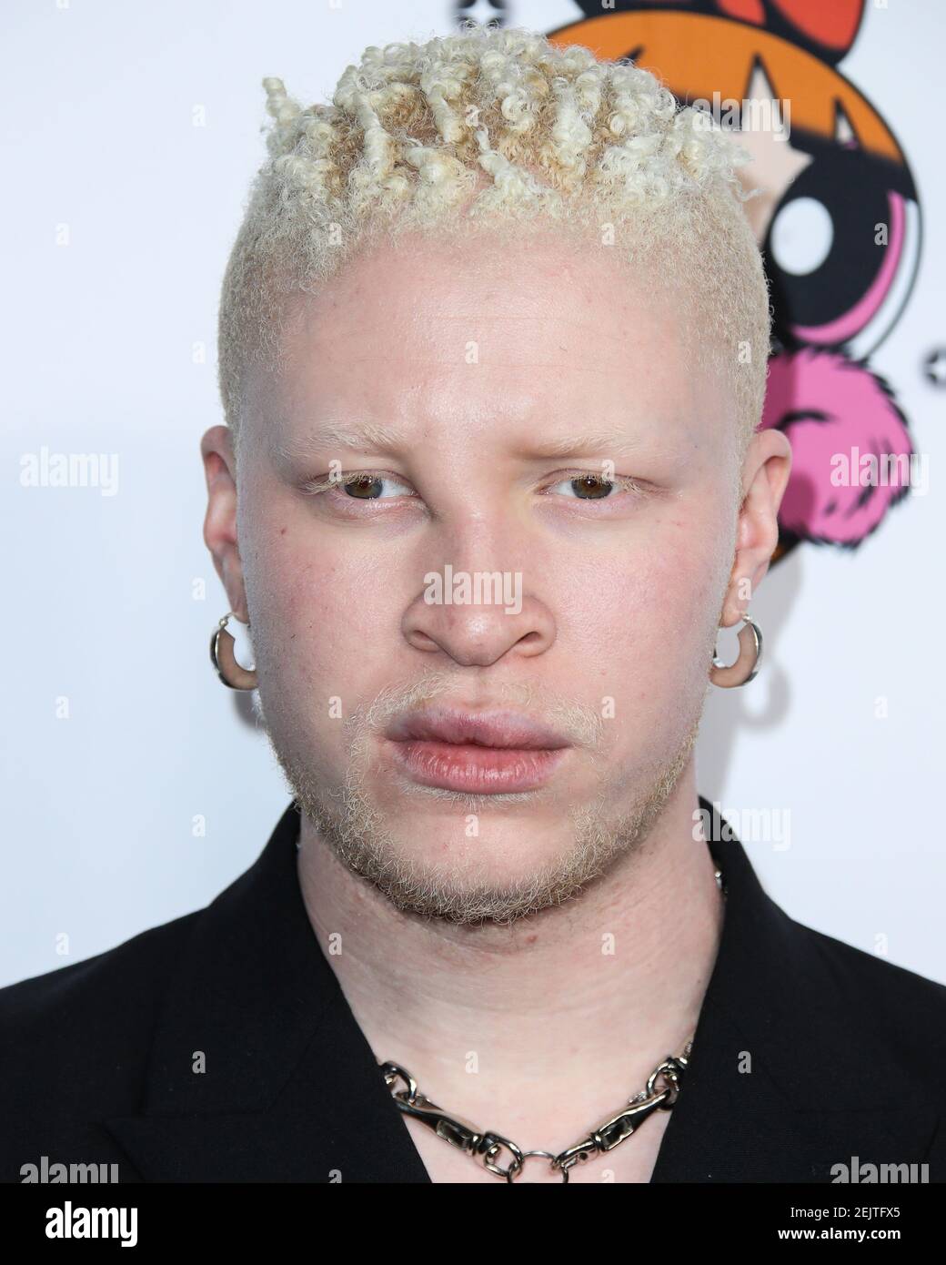 HOLLYWOOD, LOS ANGELES, CALIFORNIA, USA - MARCH 08: Model Shaun Ross ...