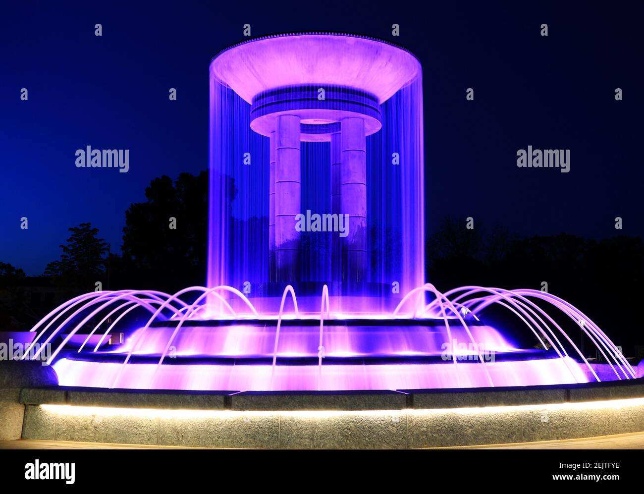 Lighted Water Fountain High Resolution Stock Photography and Images - Alamy