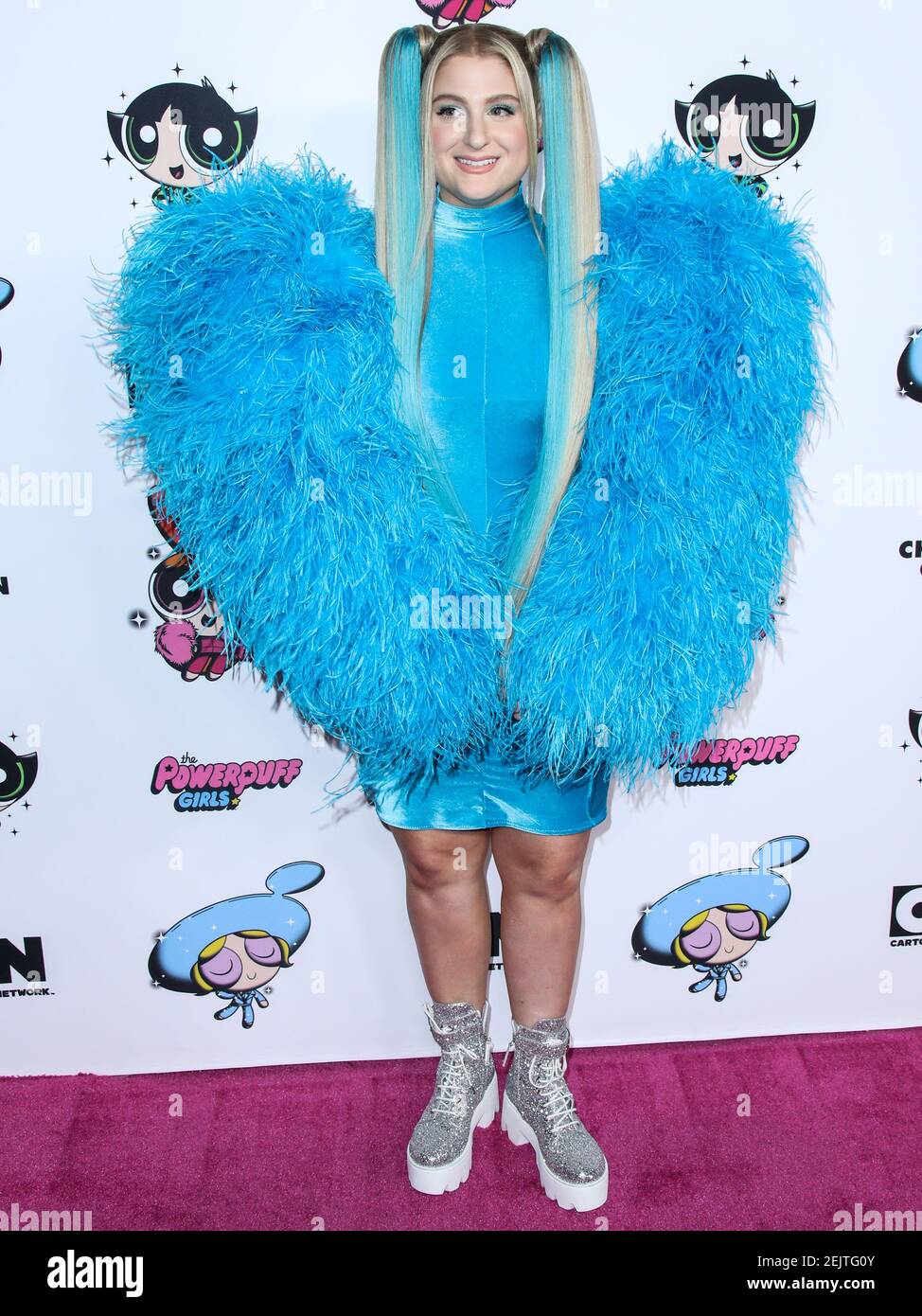 HOLLYWOOD, LOS ANGELES, CALIFORNIA, USA - MARCH 08: Singer Meghan ...