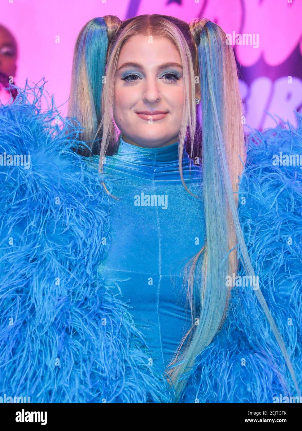 HOLLYWOOD, LOS ANGELES, CALIFORNIA, USA - MARCH 08: Singer Meghan ...