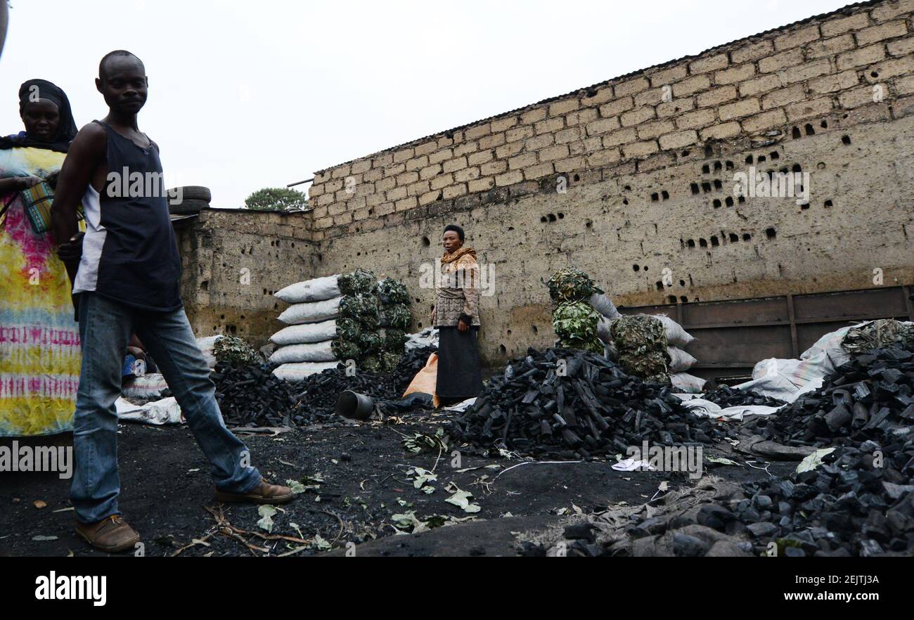 A small Carcoal factory in Kigali, Rwanda Stock Photo - Alamy