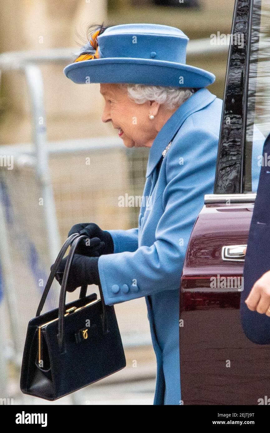 Queen Elizabeth II attending the annual Commonwealth Day Service at ...