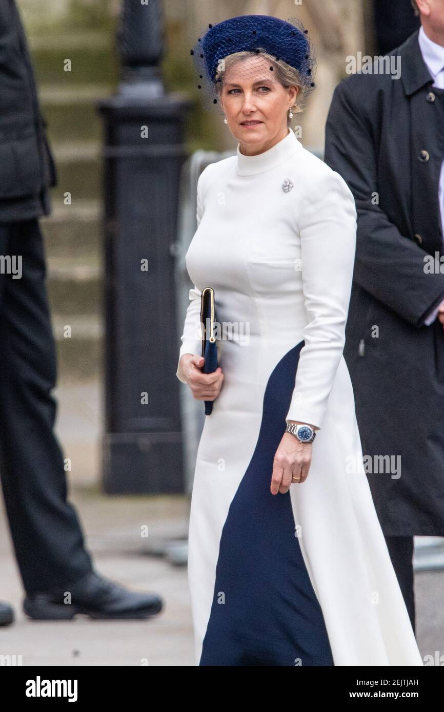 Sophie Countess of Wessex attending the annual Commonwealth Day Service ...