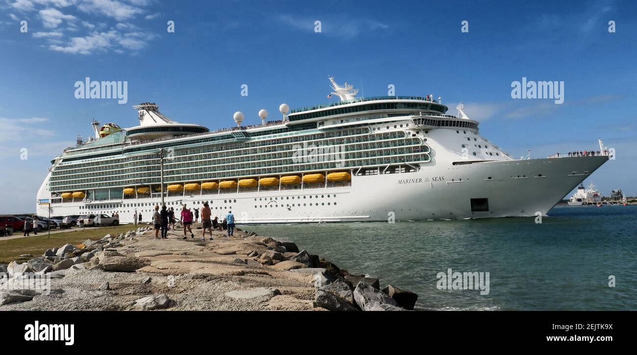 Royal Caribbean's Mariner of the Seas departs Port Canaveral, Monday ...