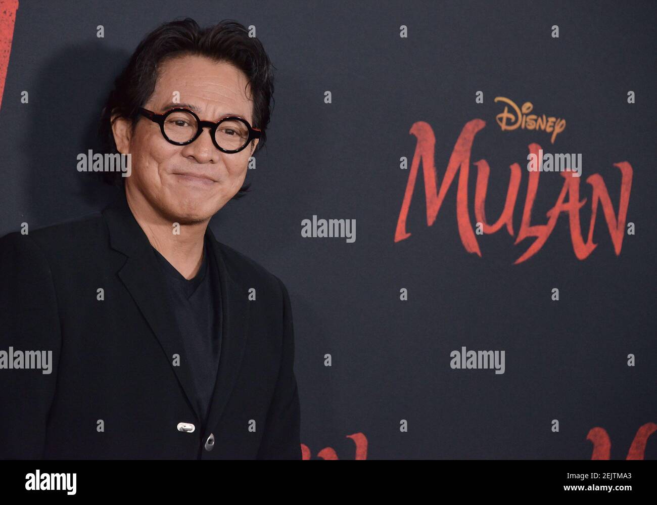 Jet Li arrives at the Disney’s MULAN World Premiere held at the Dolby ...