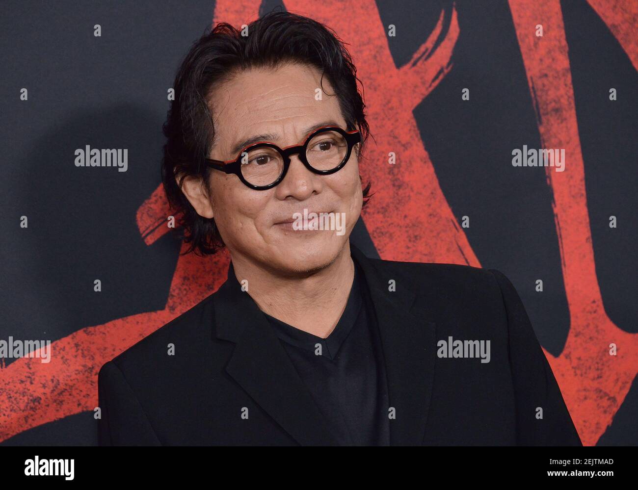 Jet Li arrives at the Disney’s MULAN World Premiere held at the Dolby ...